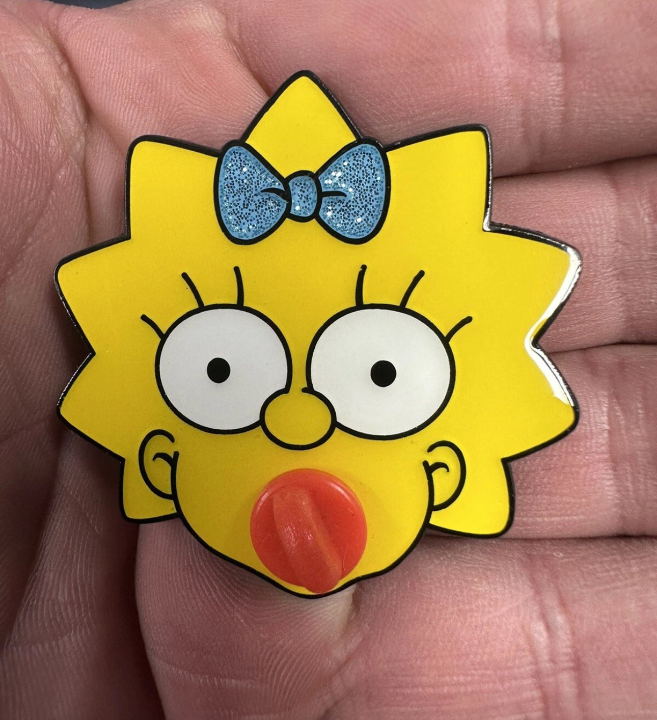 Maggie Simpson Enamel Pin – Dirks Emporium